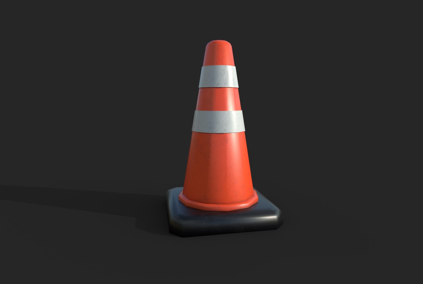 Safety cone 3D model - TurboSquid 1466201