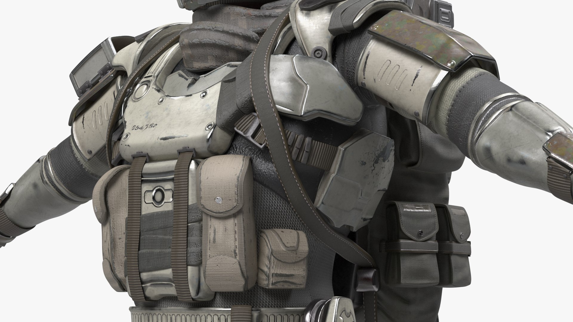 3D Exoskeleton Future Soldier A-pose - TurboSquid 2161346