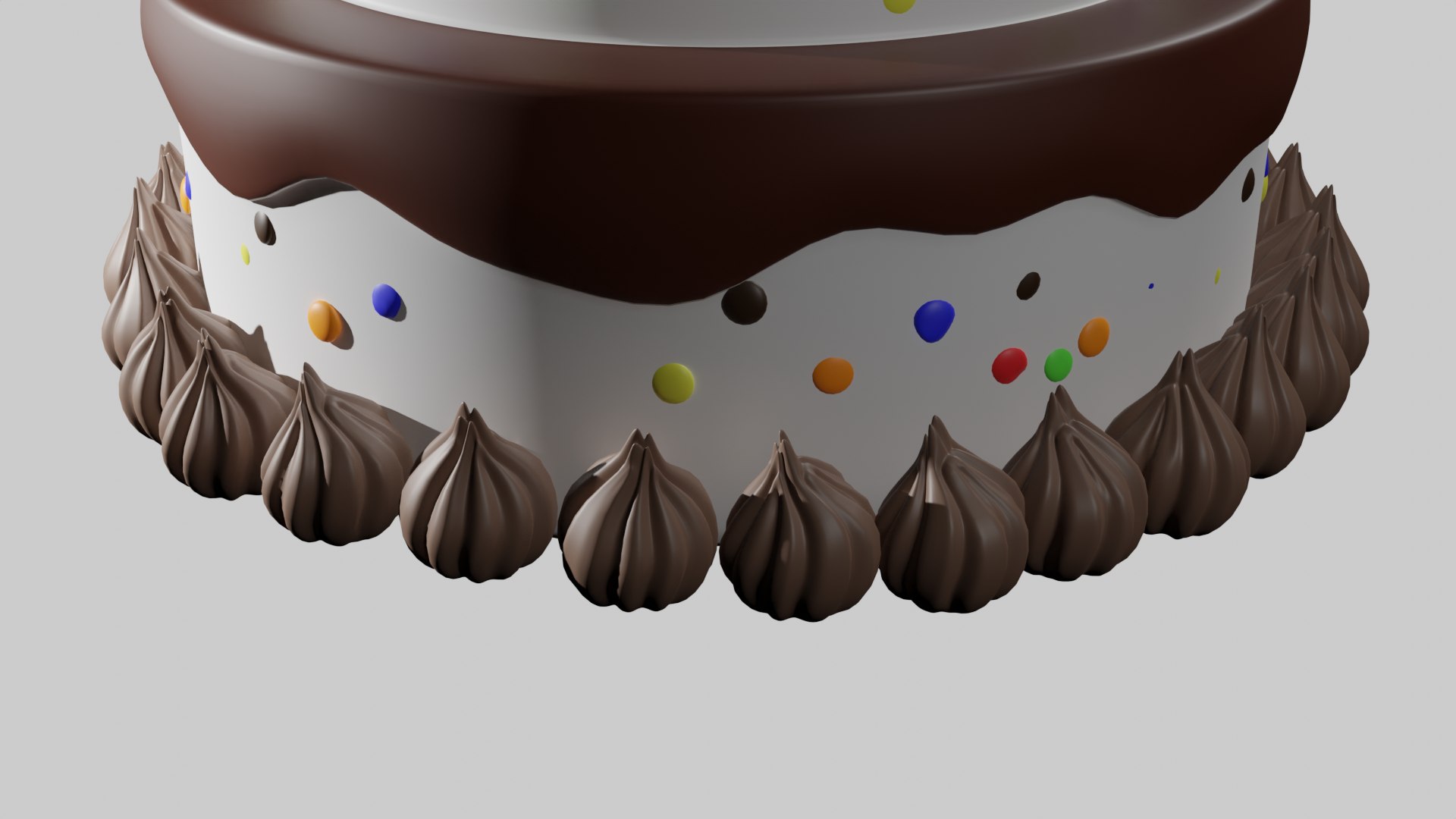 Birthday Cake Cartoon 3D Model - TurboSquid 2197920
