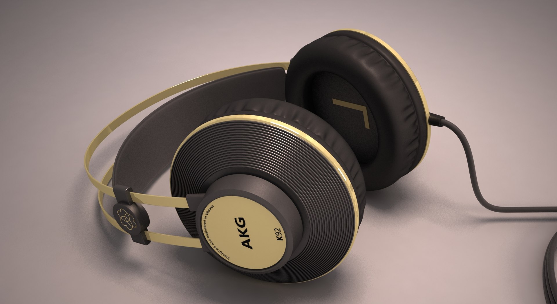 3D Headphones AKG K92 Model - TurboSquid 2191488