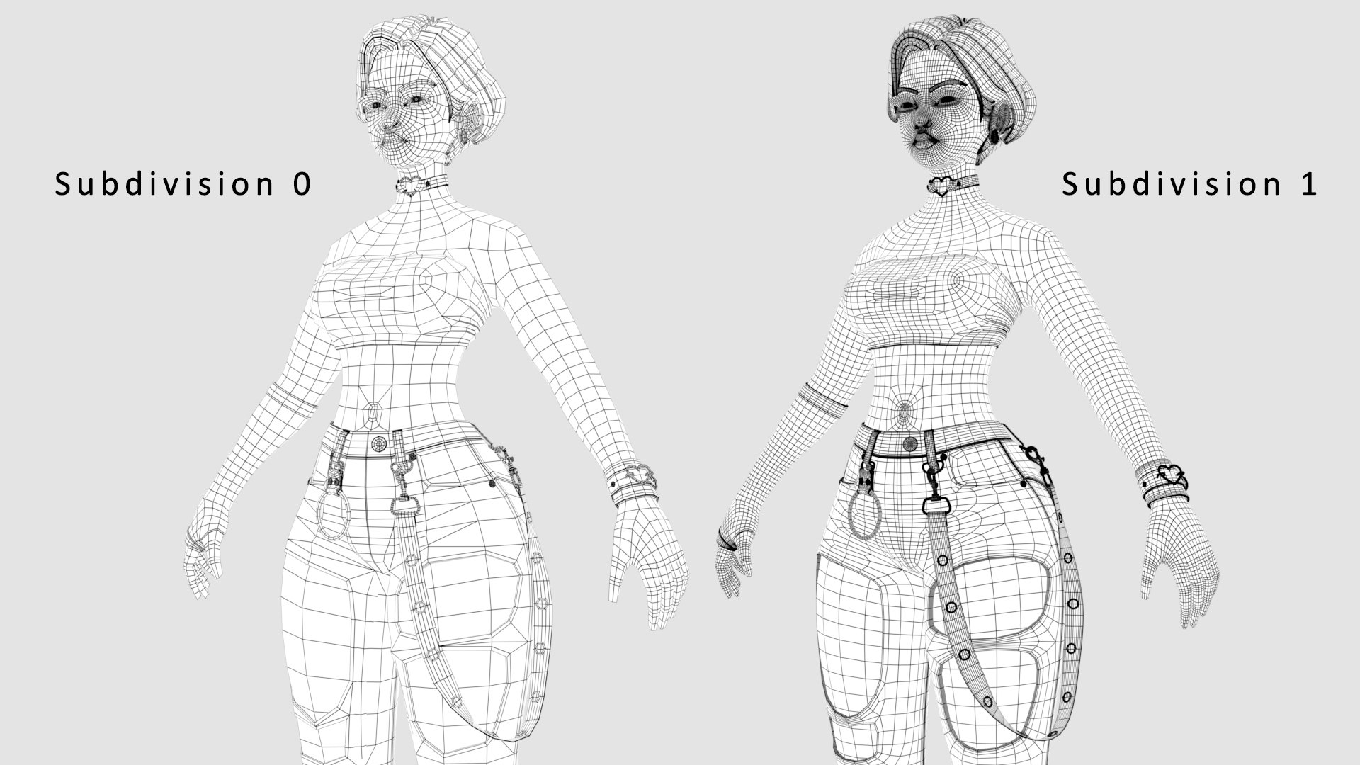 3D Goth Chloe Model - TurboSquid 1983575