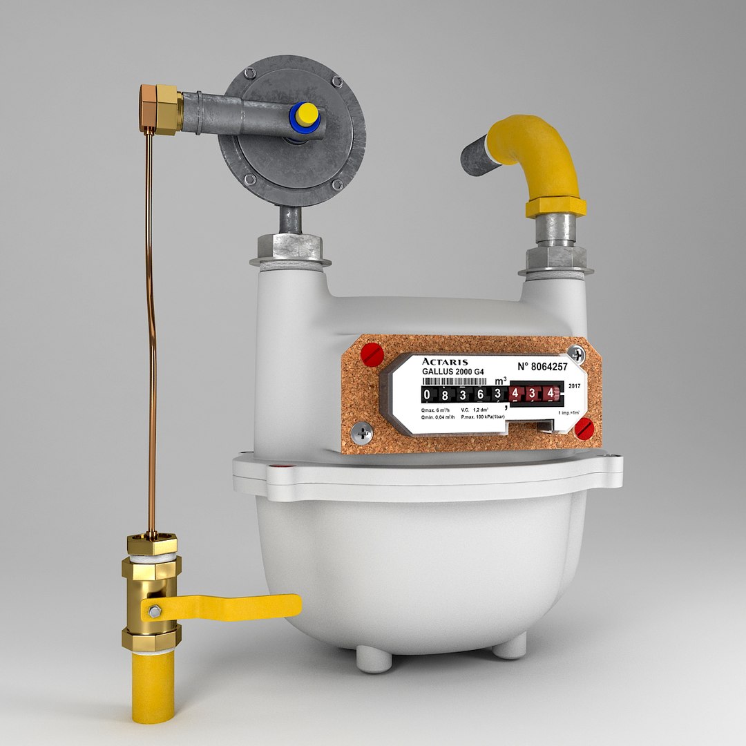 Gas Meter Model - TurboSquid 1217935
