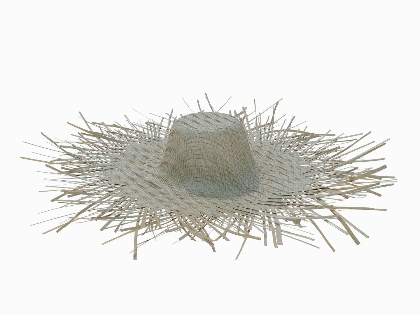3d Model Straw Hat