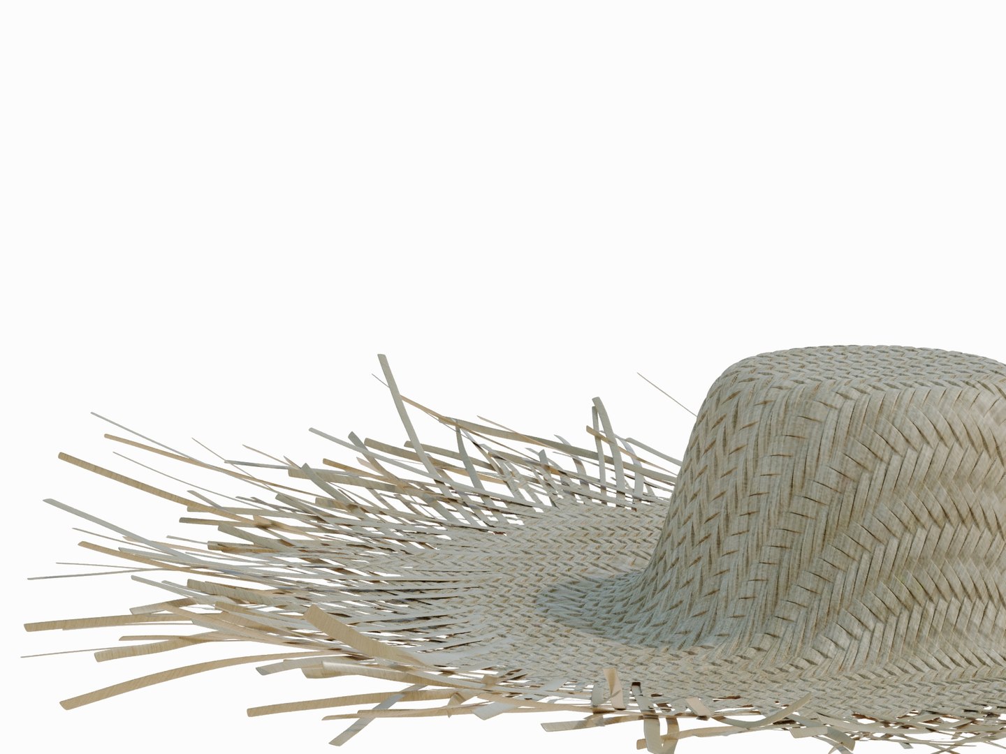 3d Model Straw Hat