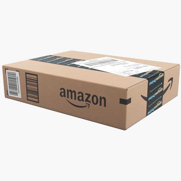 Amazon Parcels Box 31x24x7cm 3D model - TurboSquid 1990921