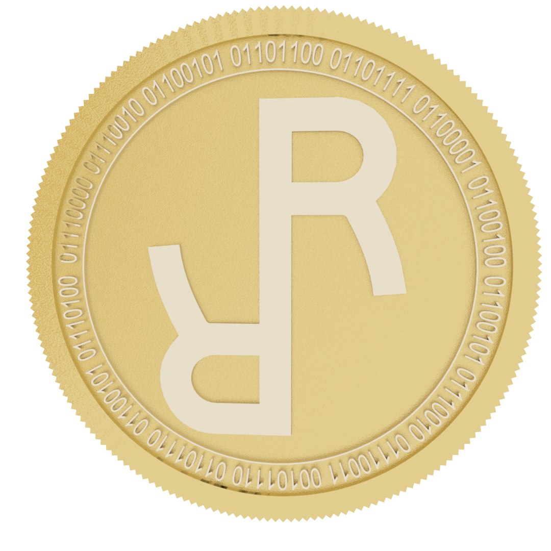 Rchain Gold Coin Model - TurboSquid 1458399