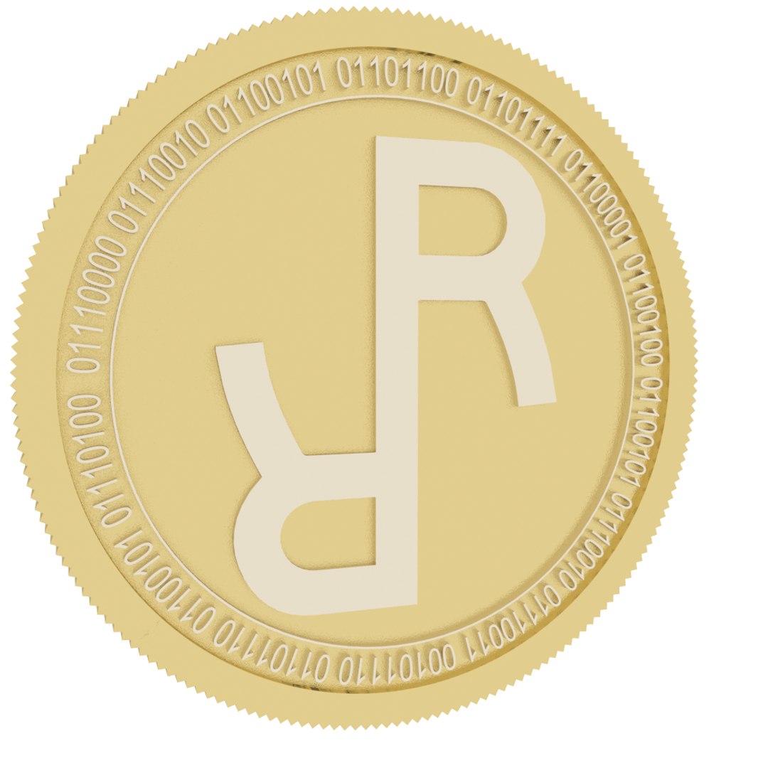Rchain Gold Coin Model - TurboSquid 1458399