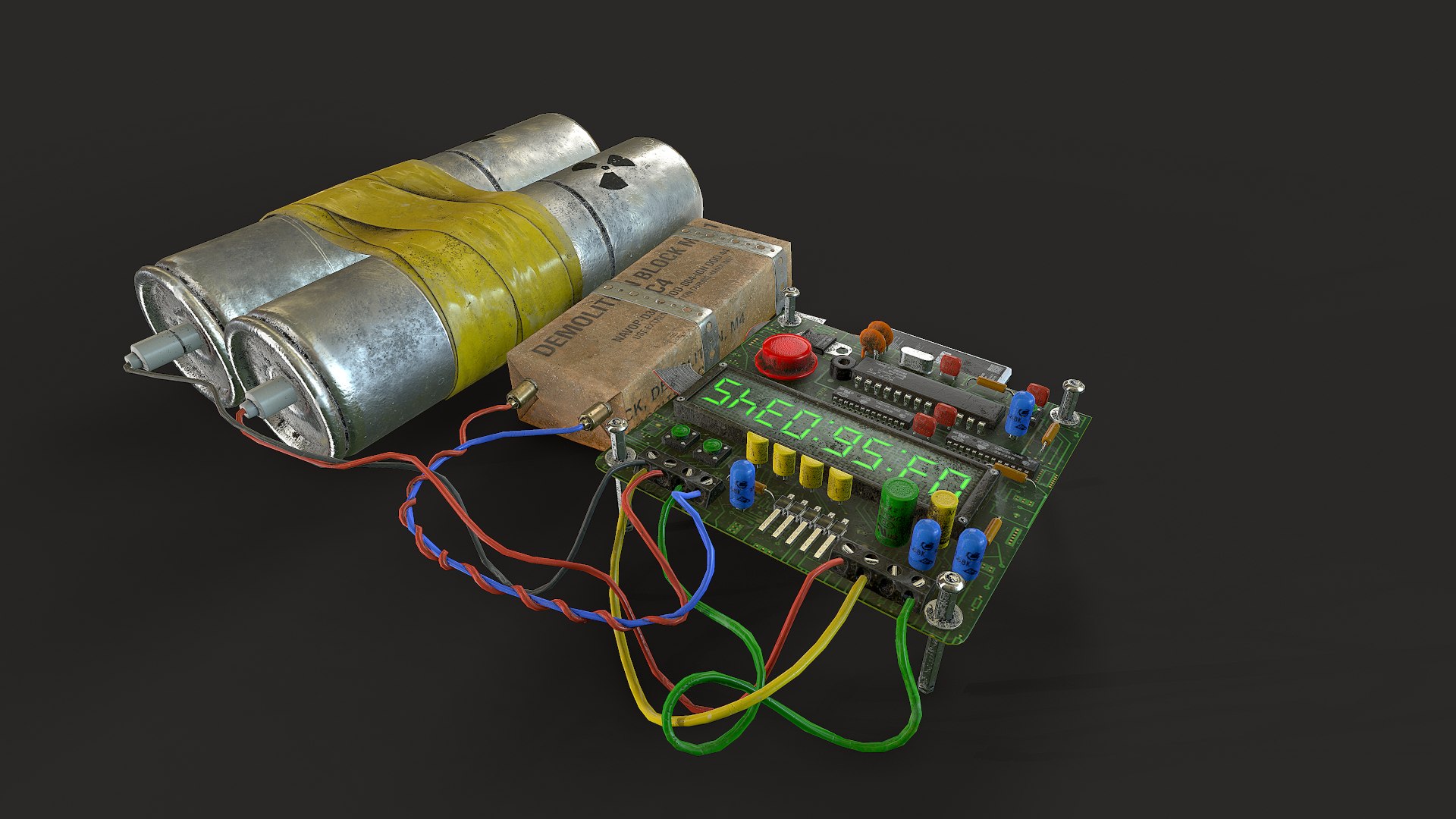3D Explosive Devices Model - TurboSquid 2157054