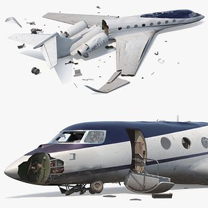 3D Aircraft Crashed Models - Browse & Download Formats - TurboSquid