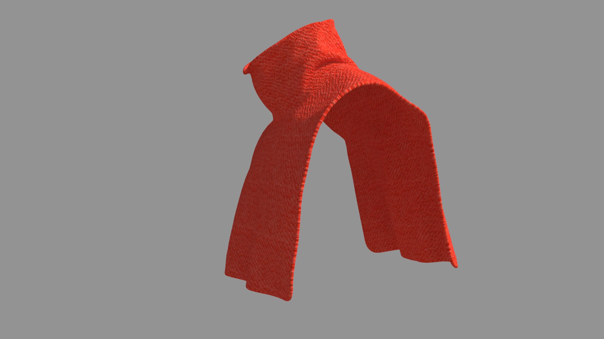 Scarf - High Neck Collar 3D Model - TurboSquid 1977819