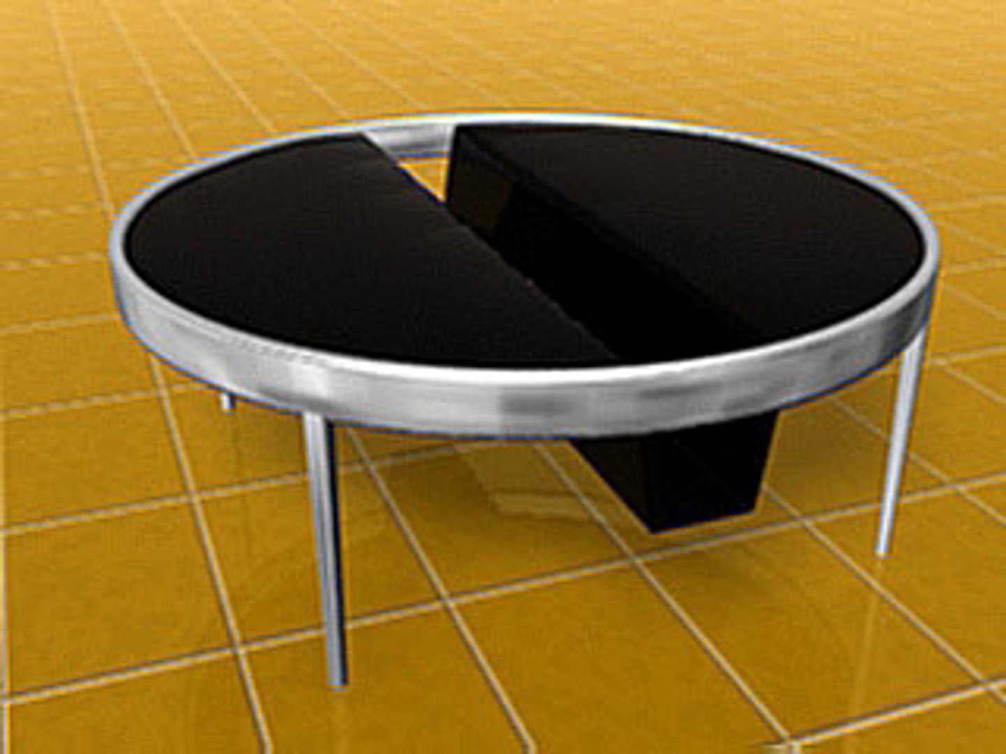 3d Model Of Folder Table