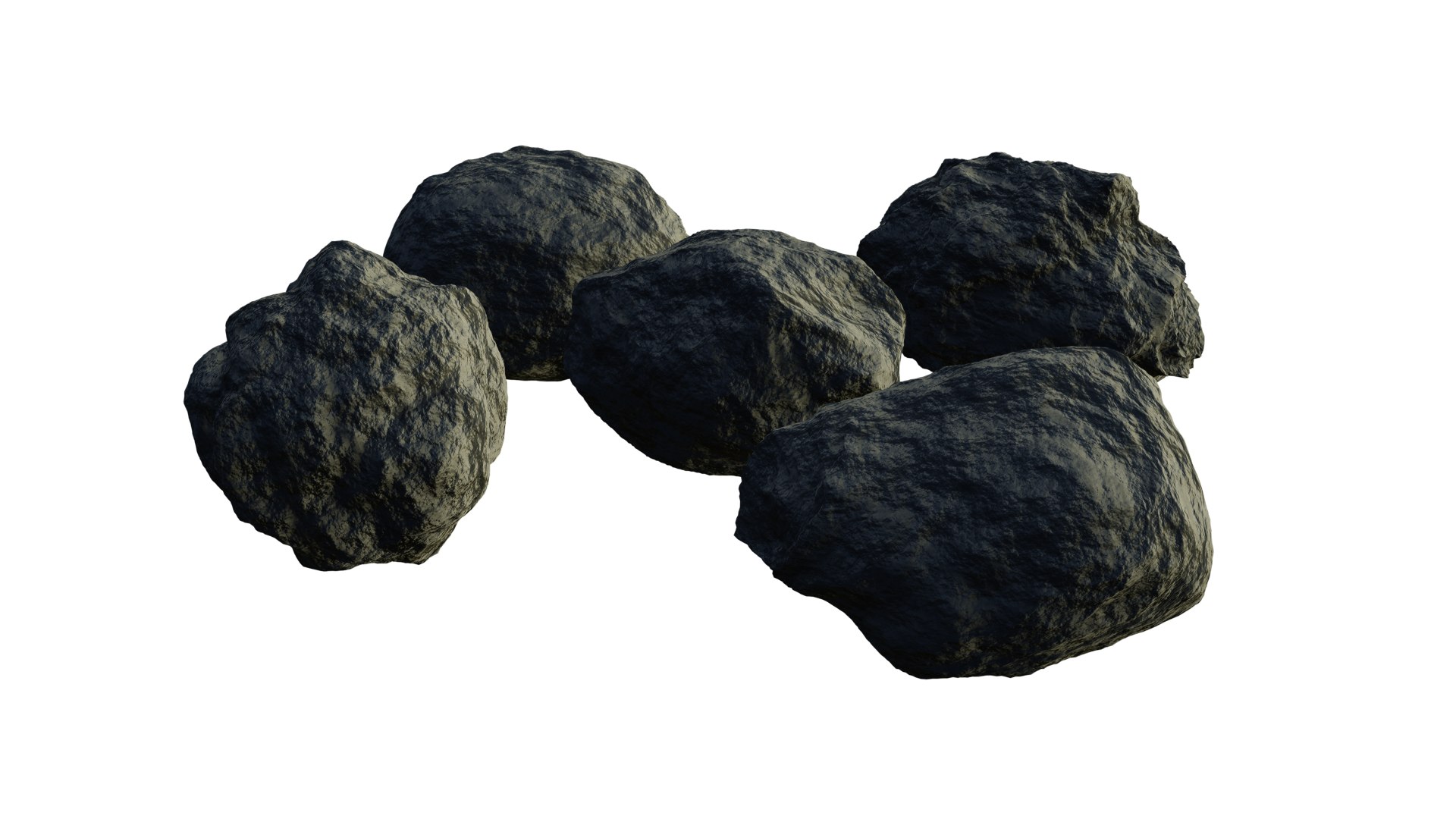 3D Model Five Rocks - TurboSquid 1929156