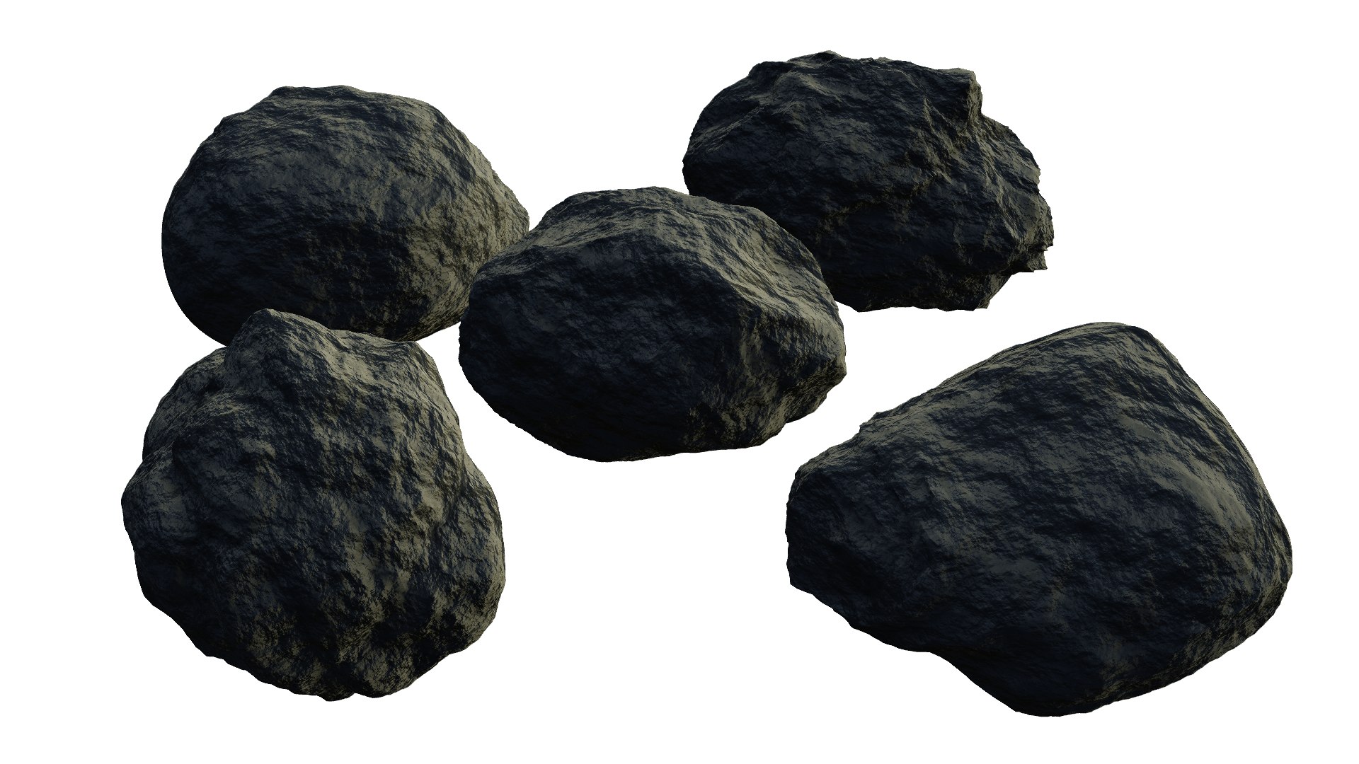 3D Model Five Rocks - TurboSquid 1929156