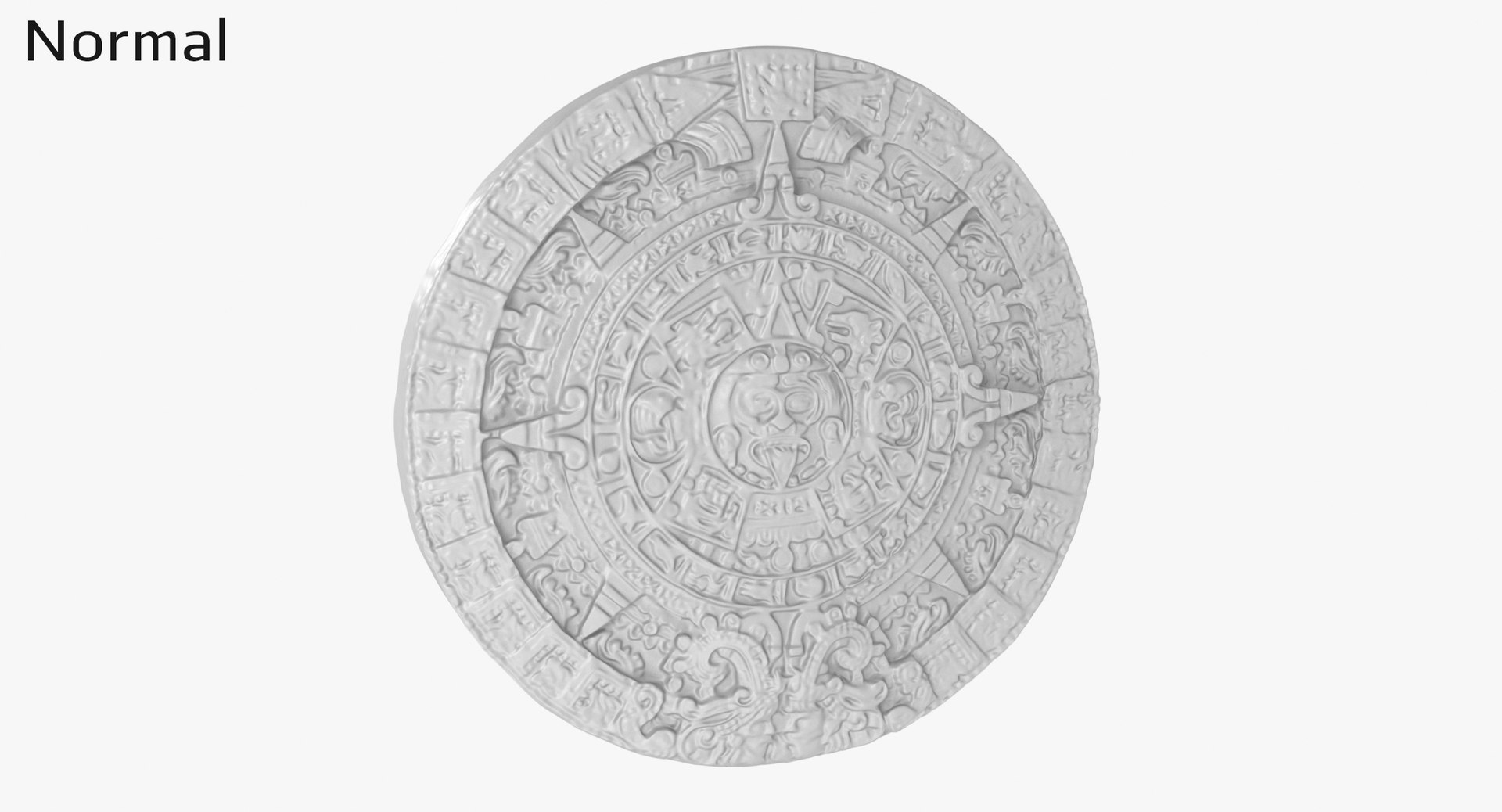 Aztec Sun Stone 3D model - TurboSquid 1856673