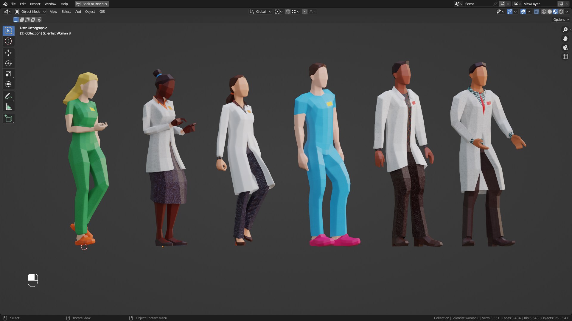 3D Scientist People - Animated And Rigged - TurboSquid 2046148