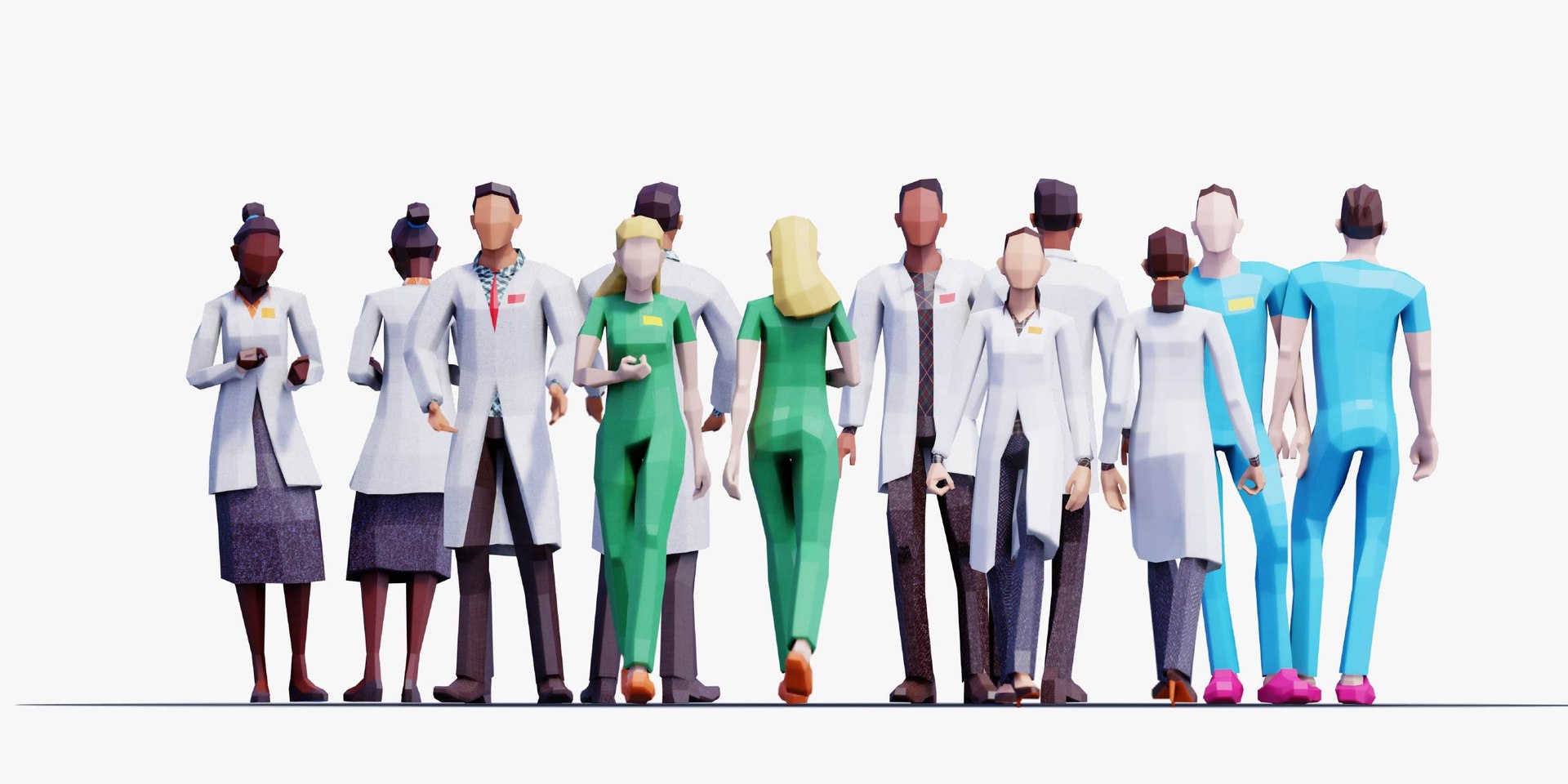3D Scientist People - Animated And Rigged - TurboSquid 2046148