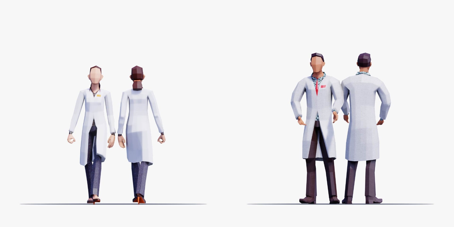 3D Scientist People - Animated And Rigged - TurboSquid 2046148
