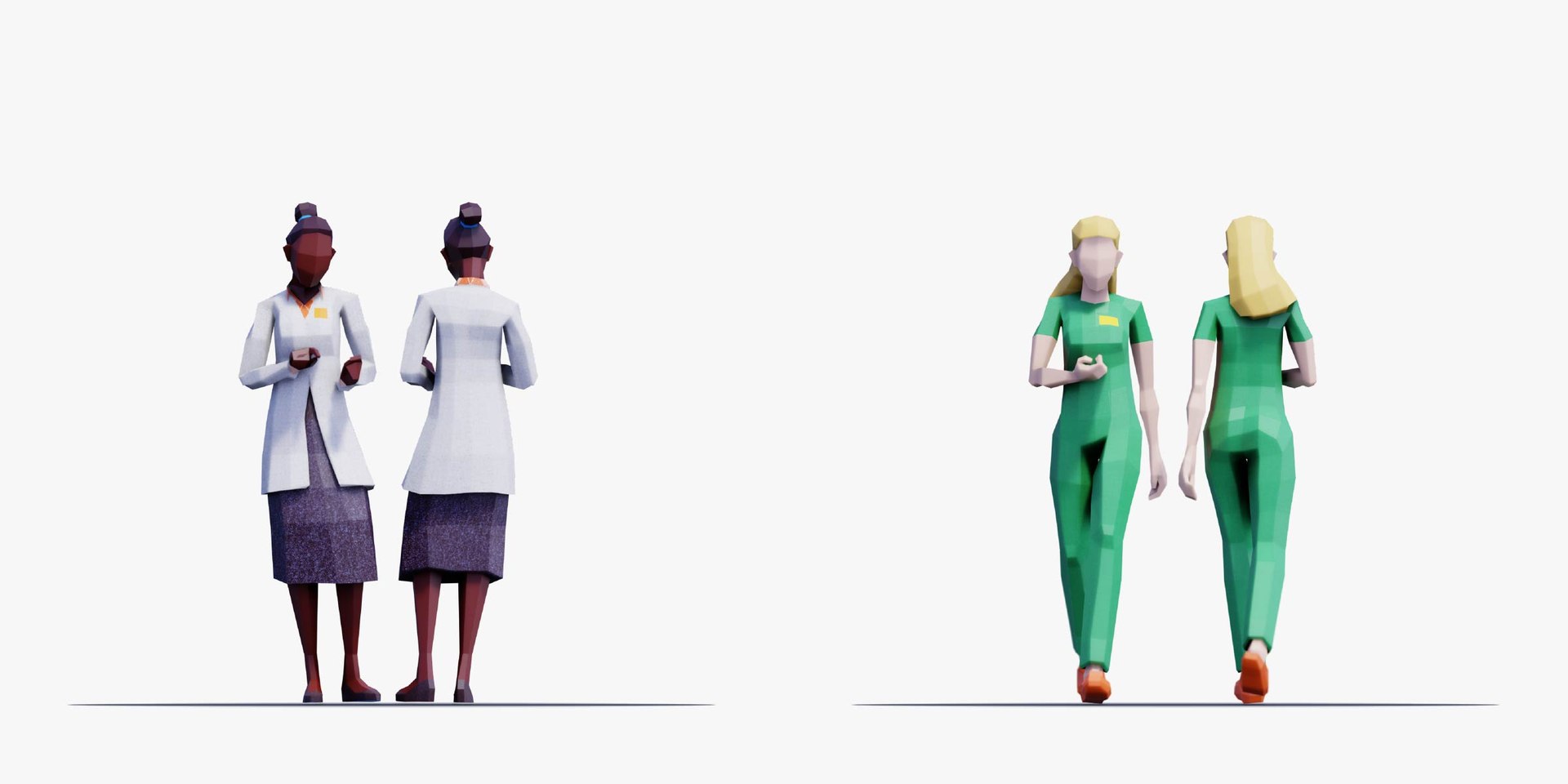 3D Scientist People - Animated And Rigged - TurboSquid 2046148