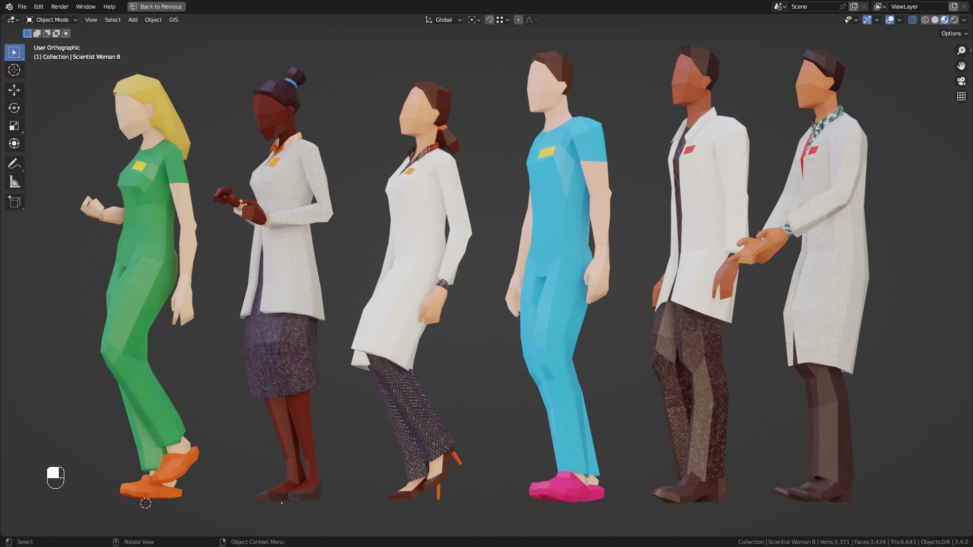 3D Scientist People - Animated And Rigged - TurboSquid 2046148