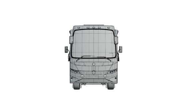 Prakash Vega SETC Tamil Nadu Bus model 3D model - TurboSquid 1887438