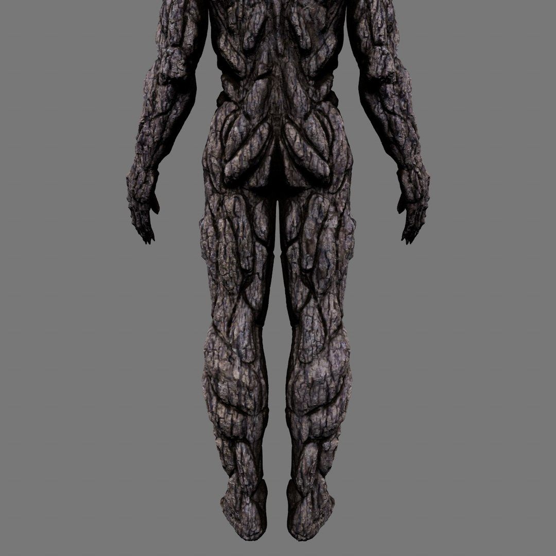 Wooden Monster 3d C4d