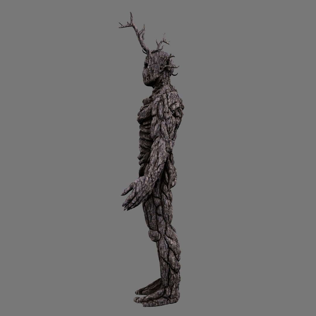 Wooden Monster 3d C4d
