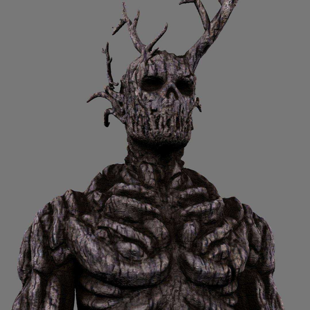 Wooden Monster 3d C4d