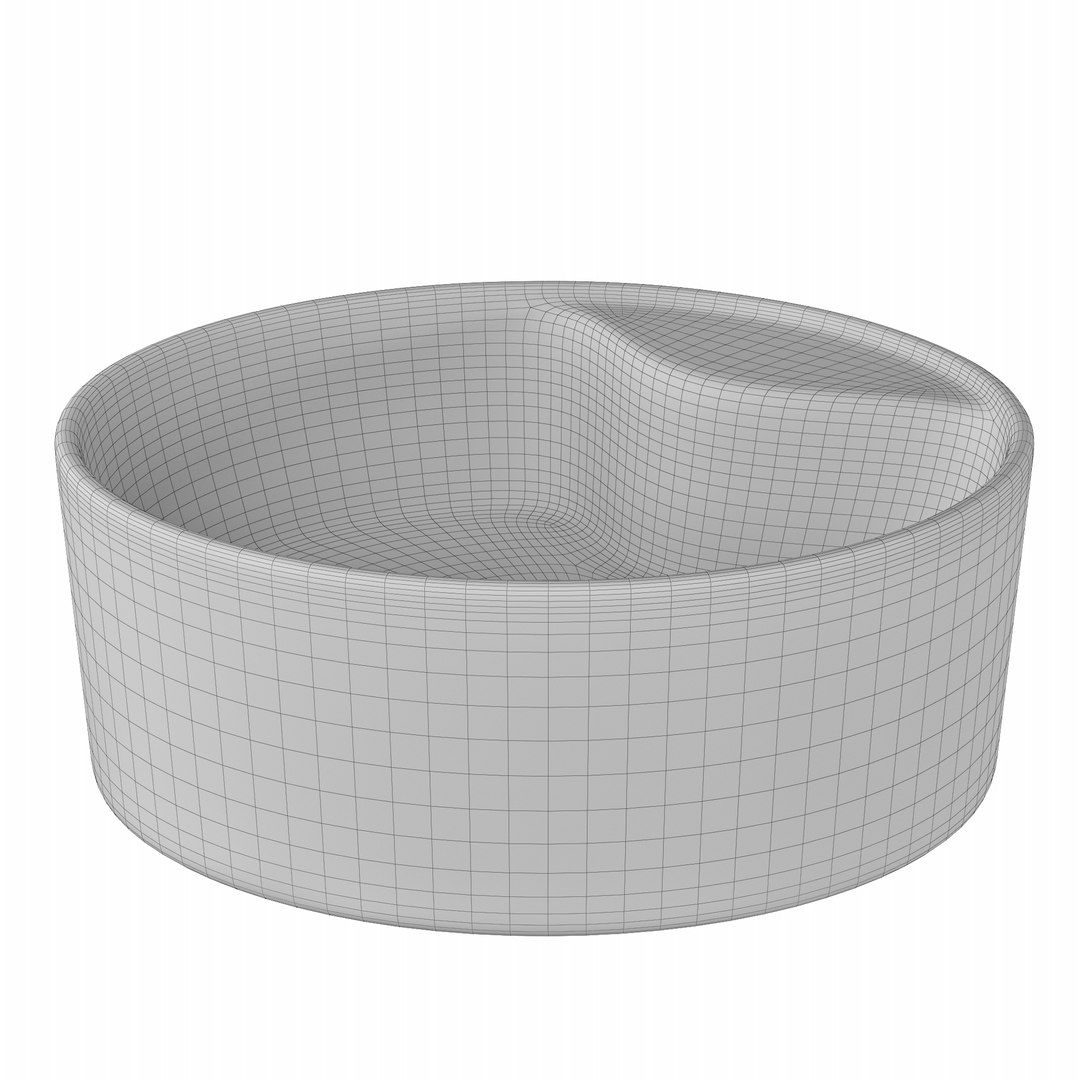 Table wash basin circle 3D model - TurboSquid 1693015