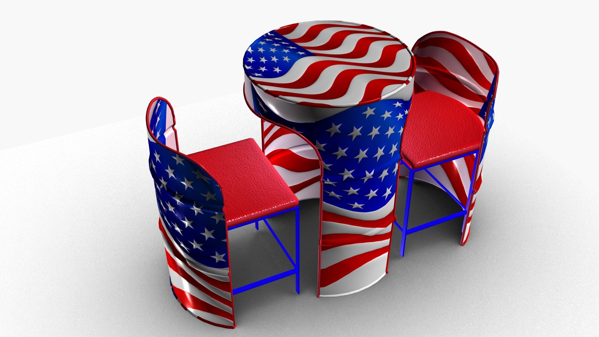 3D Negotiation Table - TurboSquid 2305340