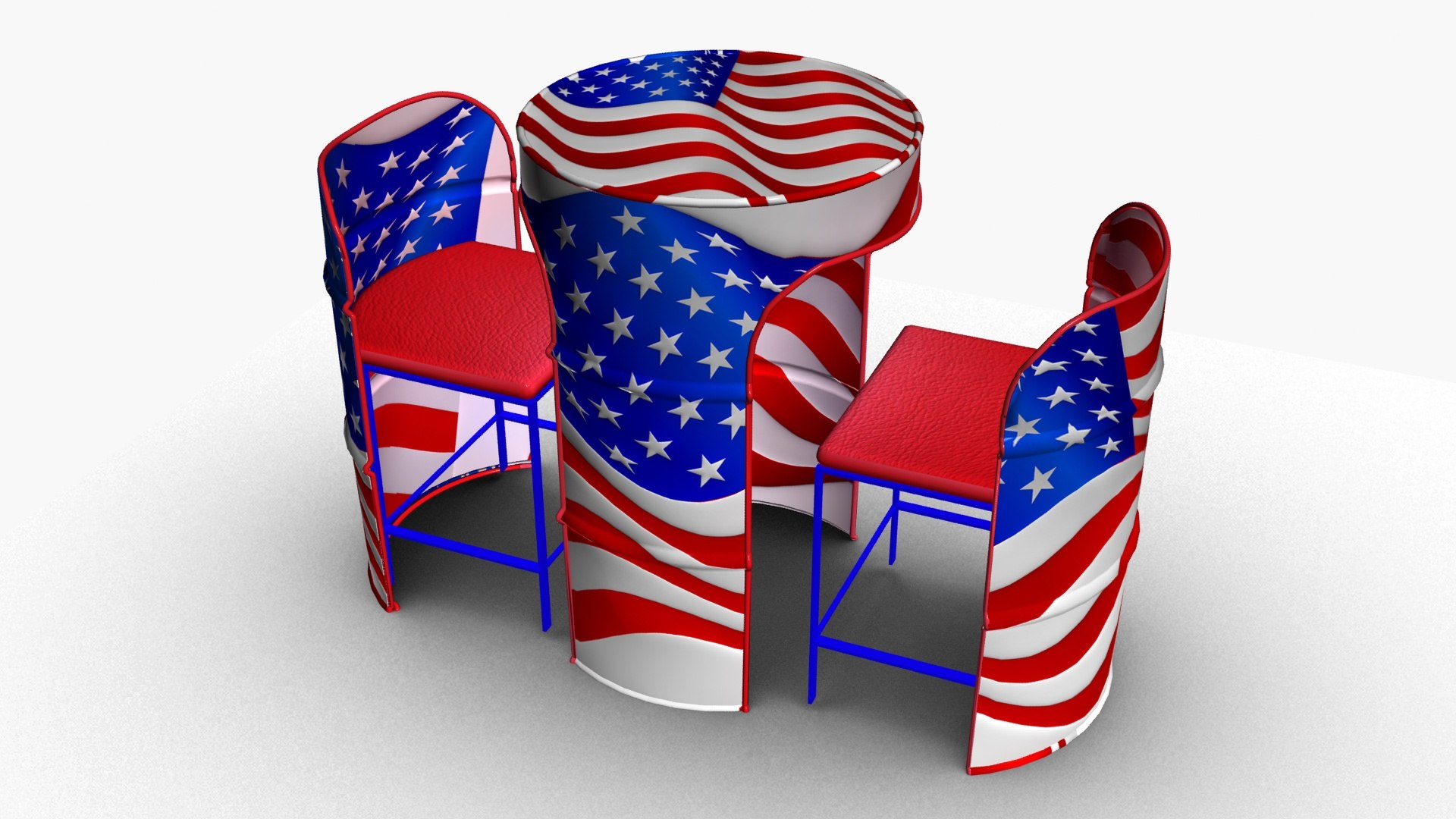 3D Negotiation Table - TurboSquid 2305340