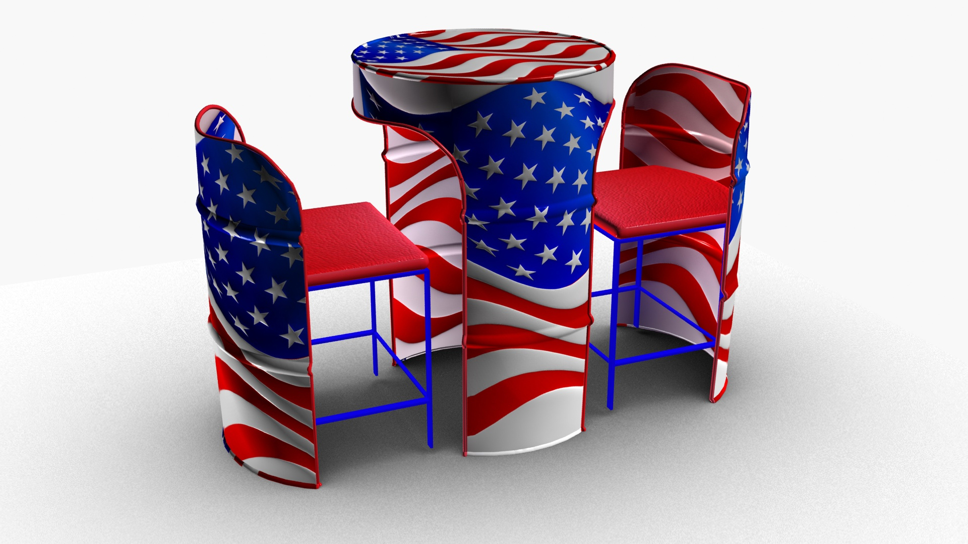 3D Negotiation Table - TurboSquid 2305340