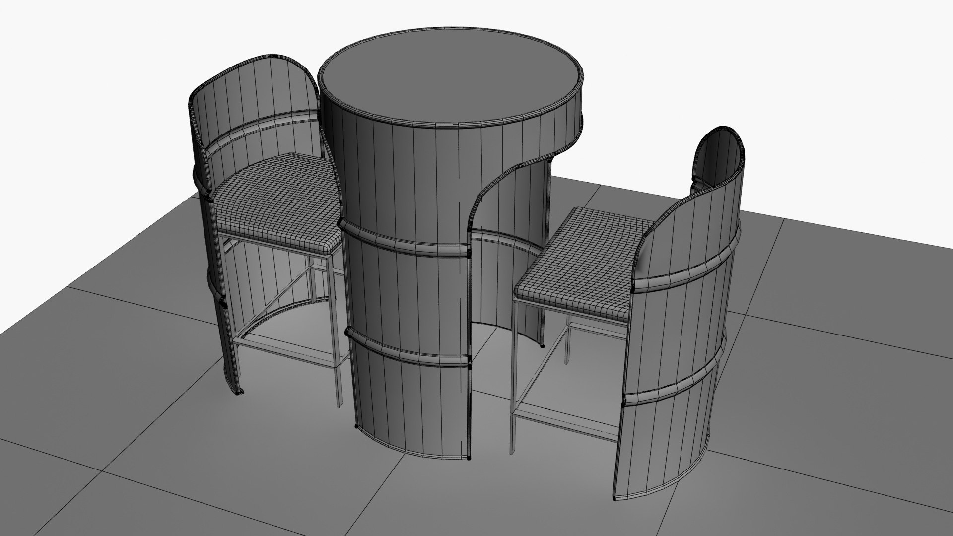 3D Negotiation Table - TurboSquid 2305340