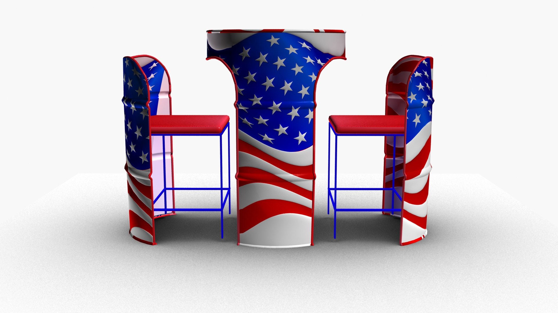 3D Negotiation Table - TurboSquid 2305340