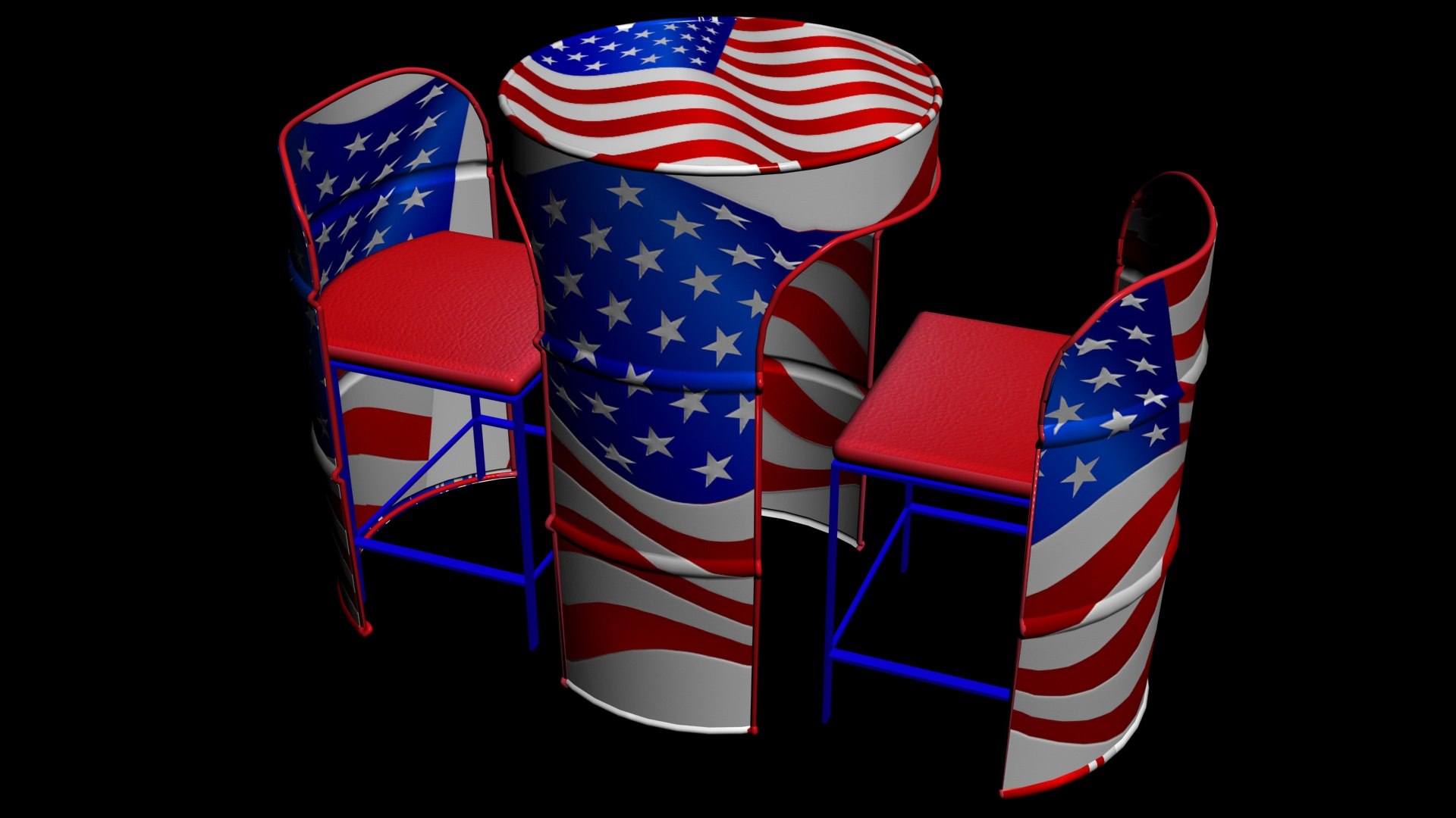 3D Negotiation Table - TurboSquid 2305340