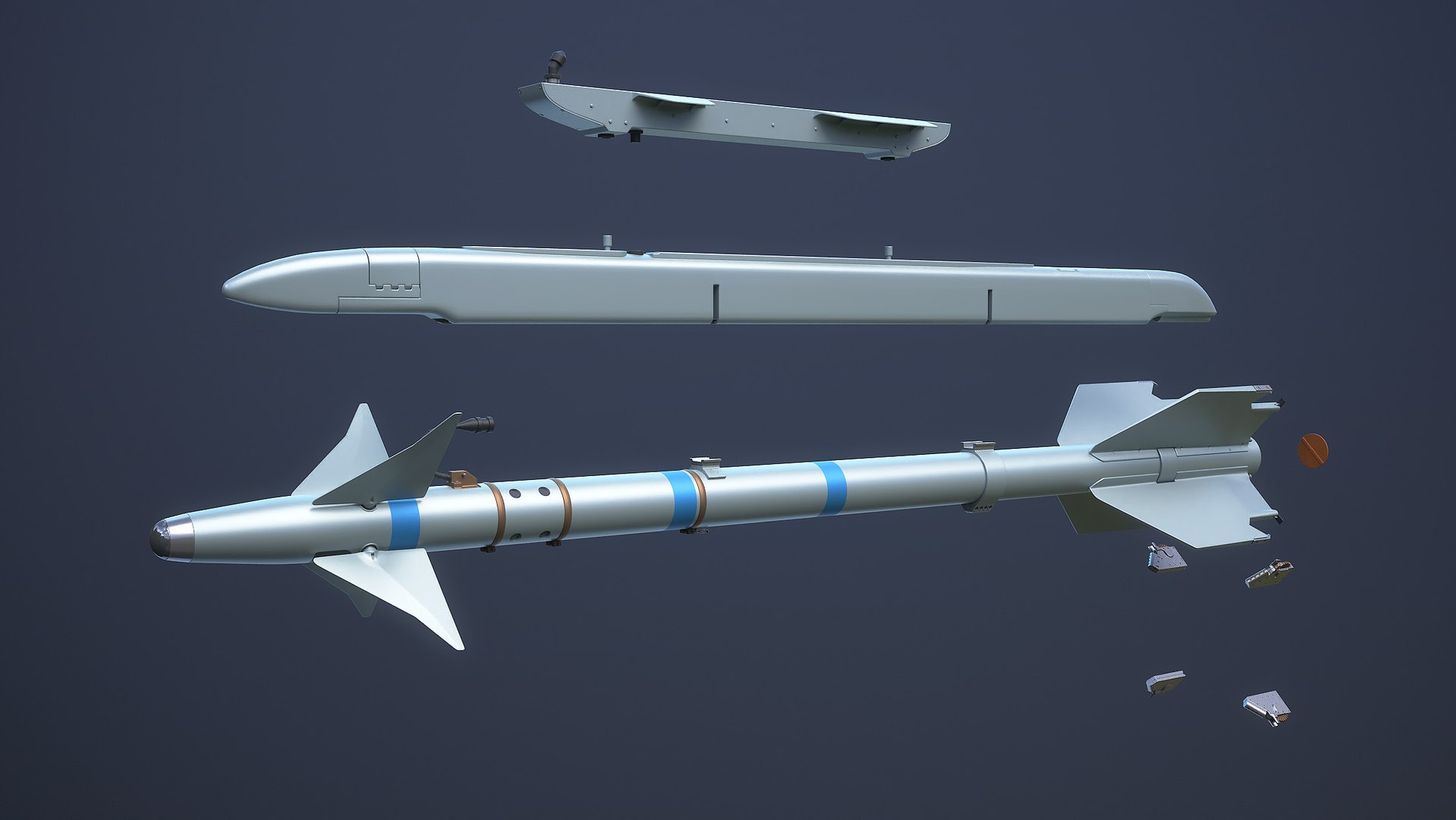 AIM-9 Sidewinder 3D - TurboSquid 1997502