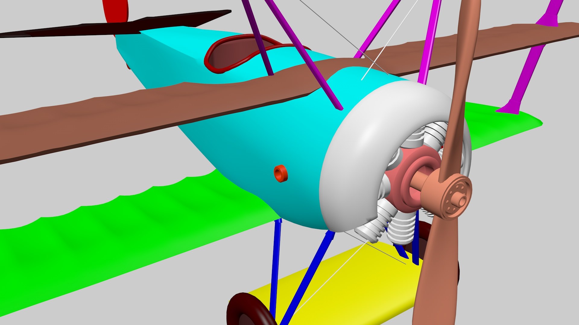 3D FOKKER BARRON AIRPLANE model - TurboSquid 2085512