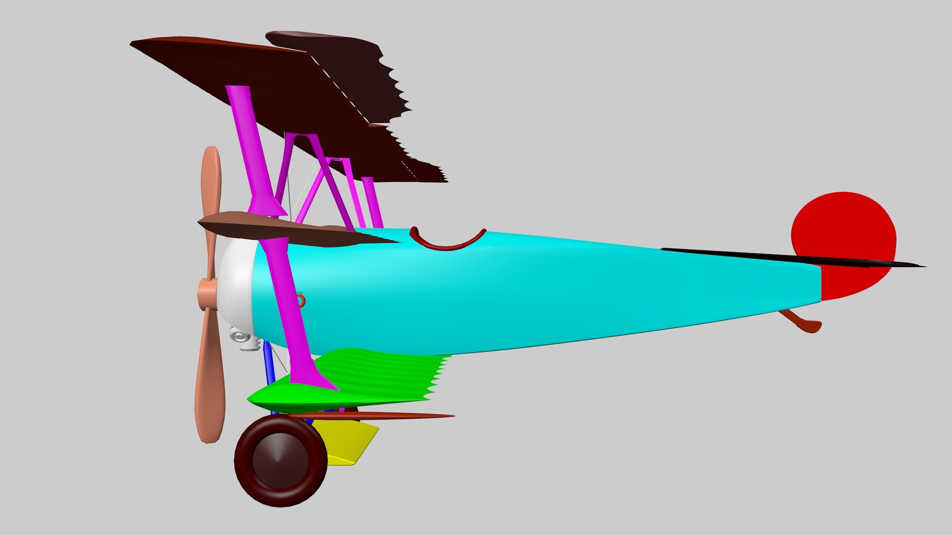 3D FOKKER BARRON AIRPLANE model - TurboSquid 2085512