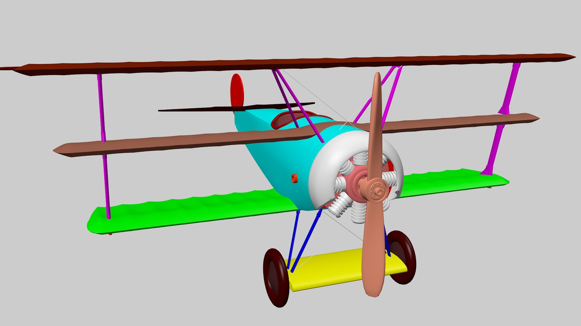 3D FOKKER BARRON AIRPLANE model - TurboSquid 2085512
