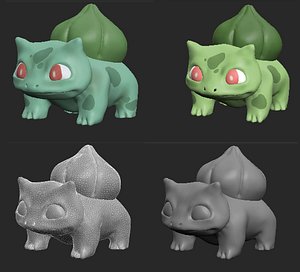 3D Bulbasaur Models - Browse & Download Formats - TurboSquid