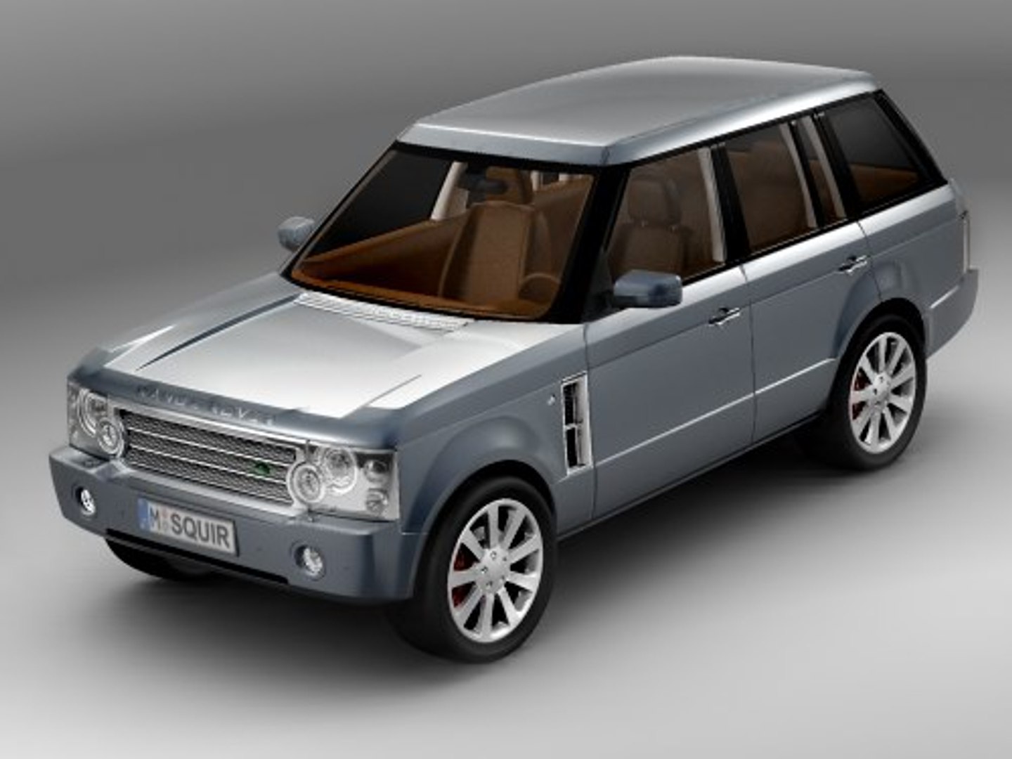 range rover suv 3d model