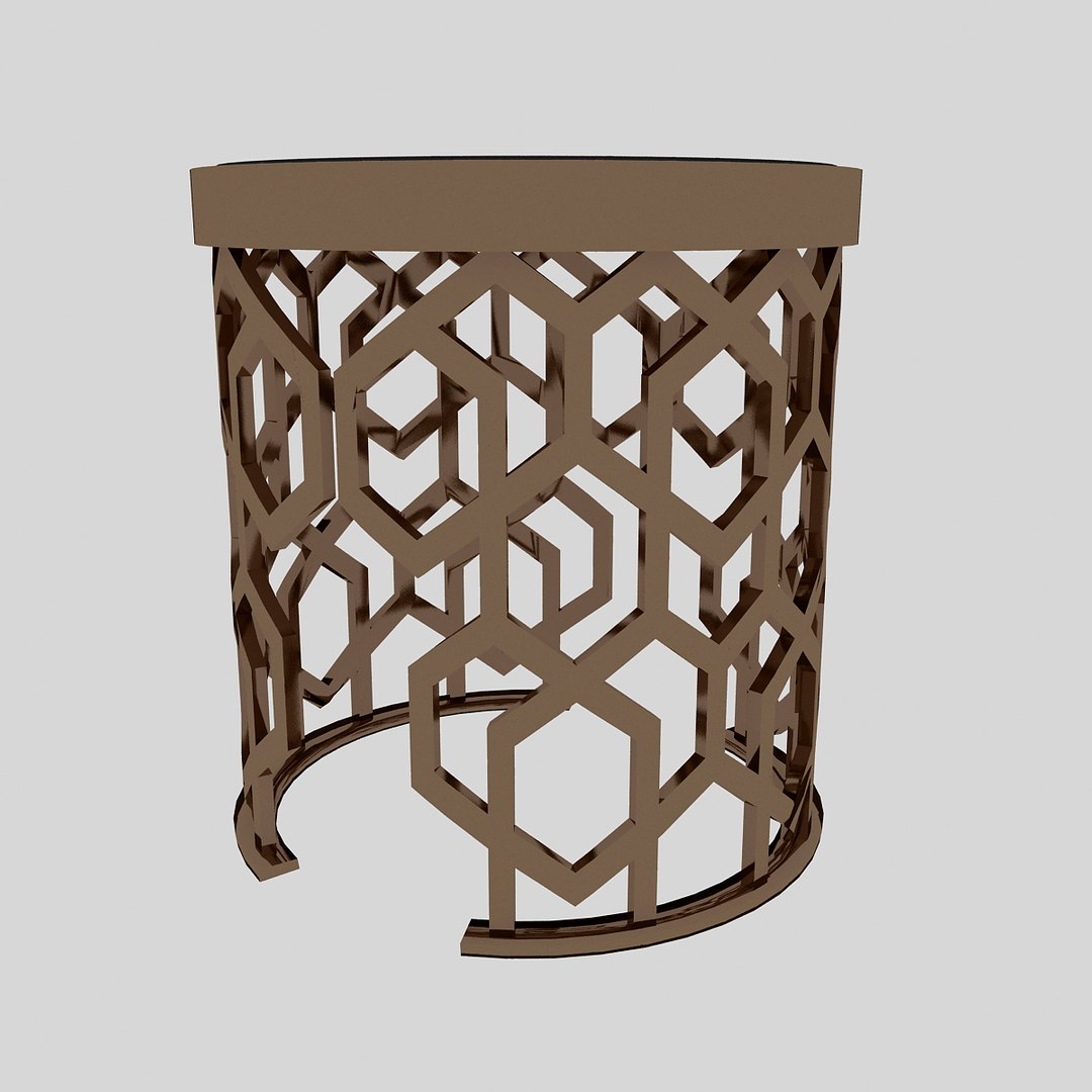 3D Metal Table Model - TurboSquid 1455461