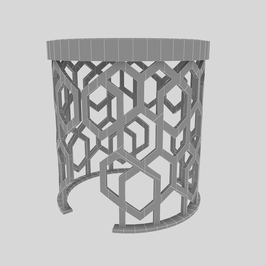 3D Metal Table Model - TurboSquid 1455461