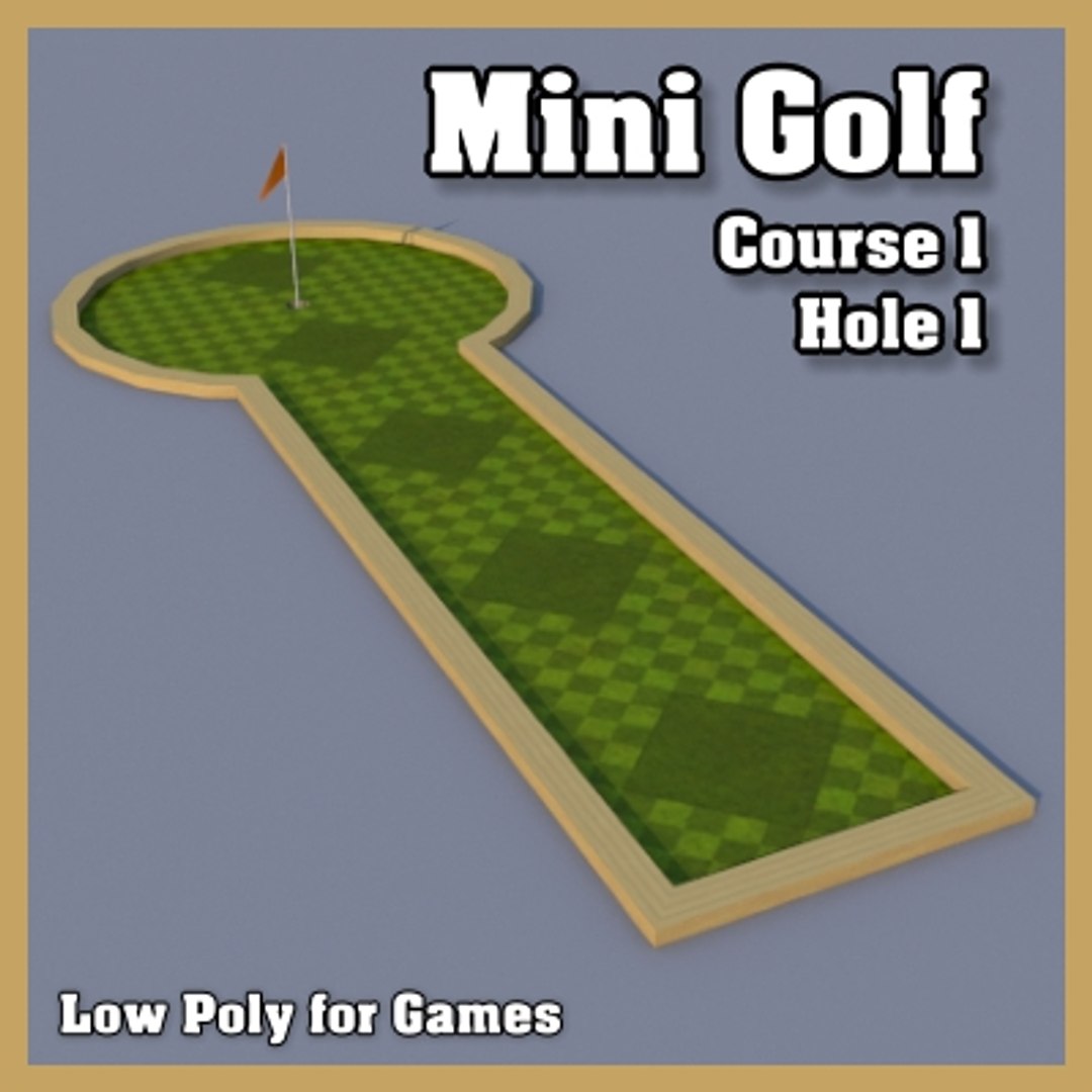 Mini Golf Hole Obj