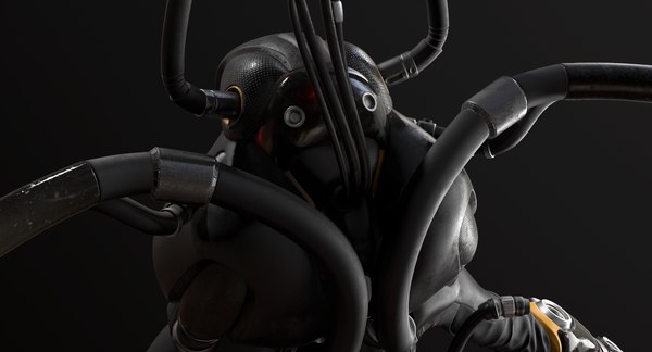Cyborg pilot 3D model | 1143159 | TurboSquid