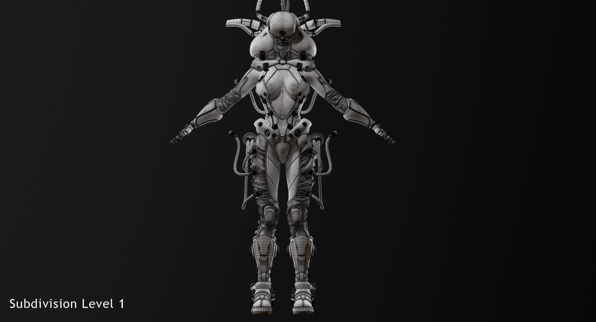Cyborg Pilot 3D Model | 1143159 | TurboSquid