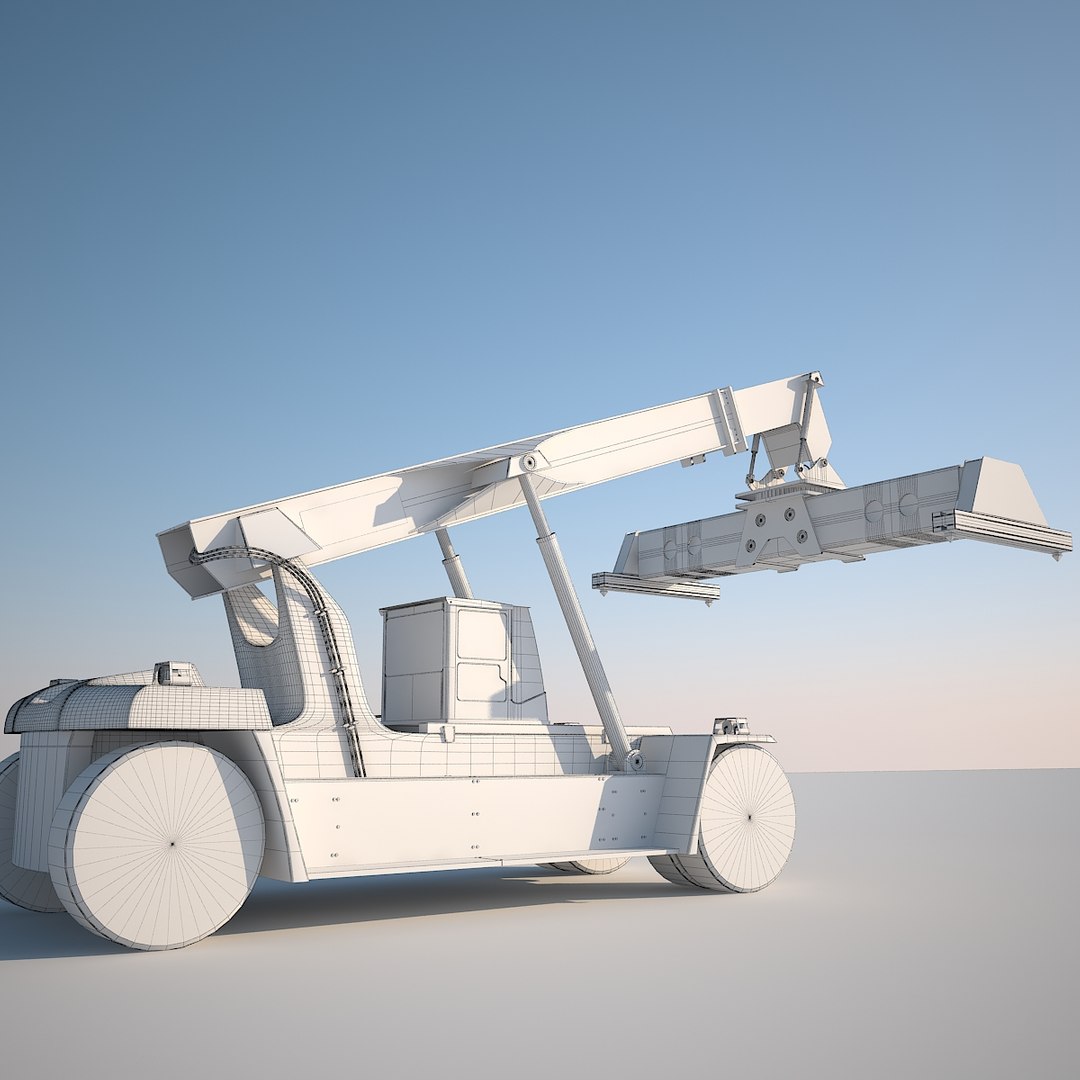 3d Model Reach Stacker
