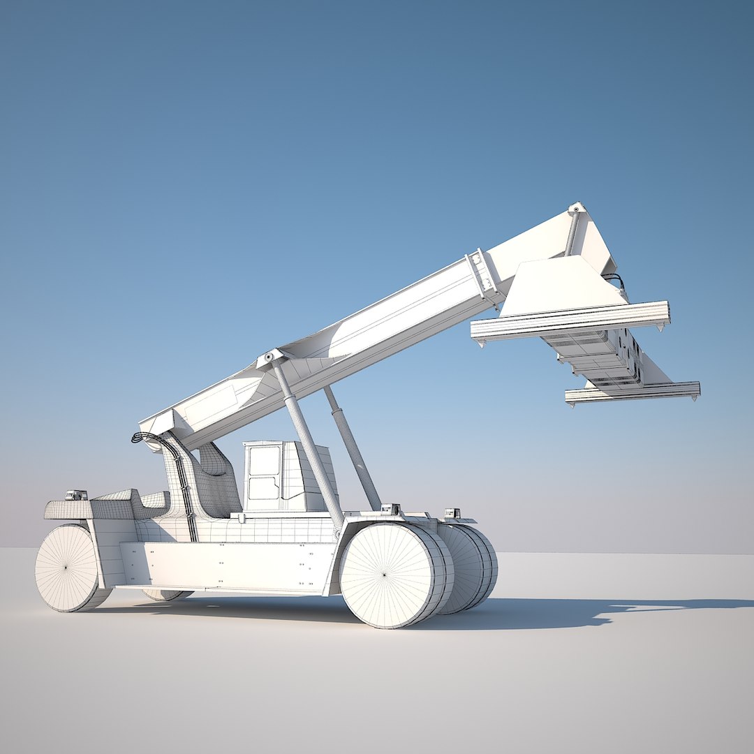 3d Model Reach Stacker