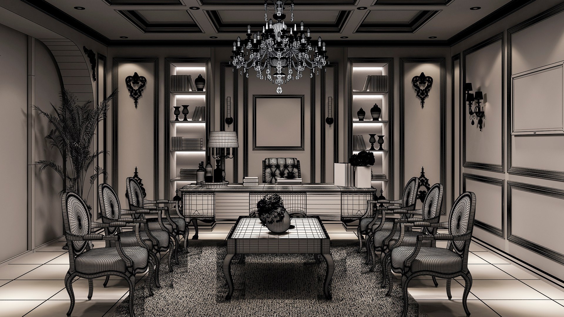 Manager Room 3D Model - TurboSquid 1616151