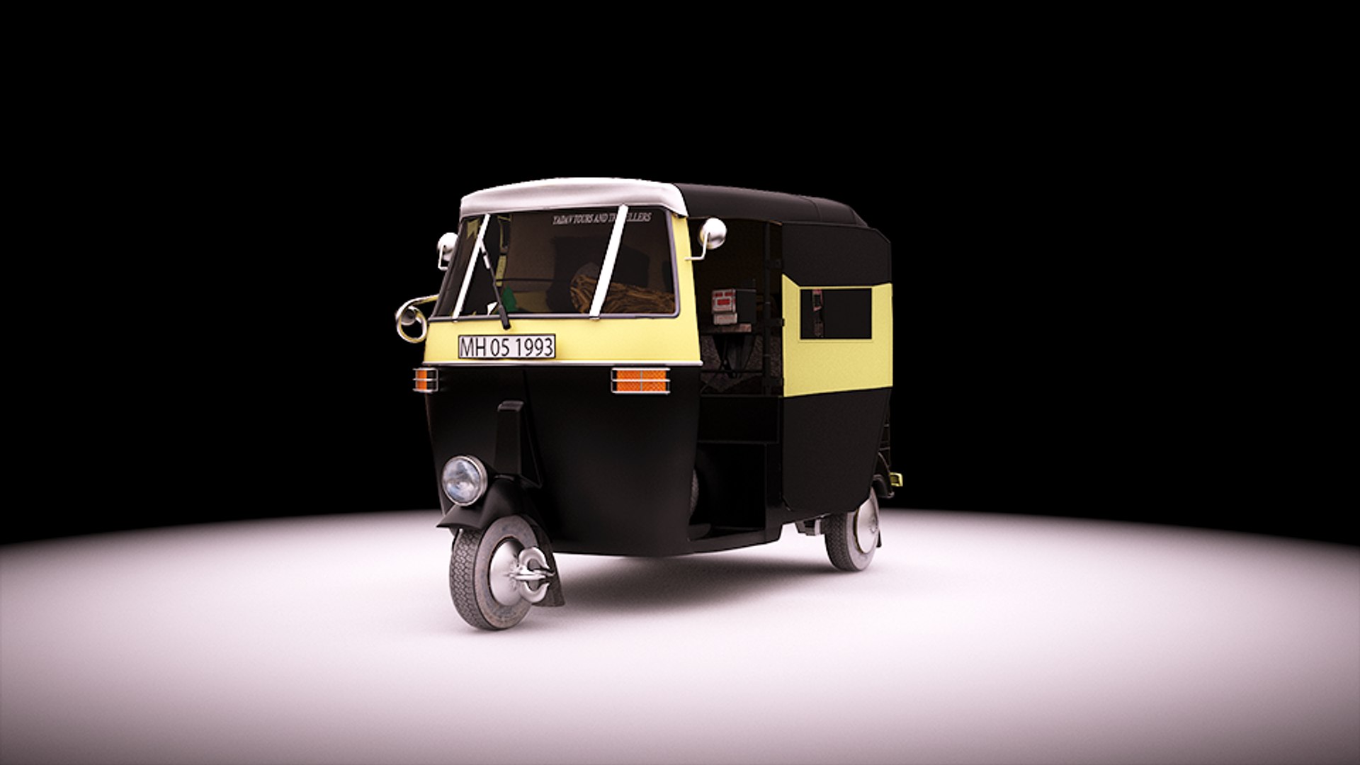 3D Model Indian Auto Rickshaw Vehicle - TurboSquid 1508294
