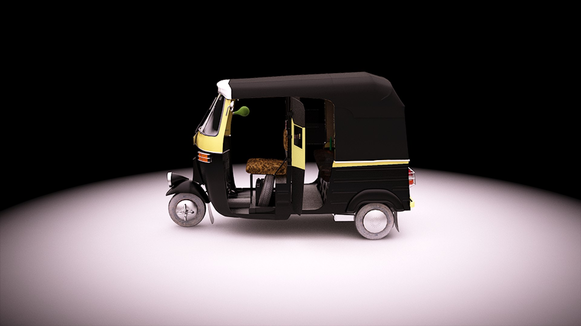 3D Model Indian Auto Rickshaw Vehicle - TurboSquid 1508294